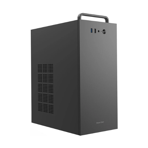 Power Train PT-M477B Mid Tower Micro-ATX Desktop Casing with Standard ...