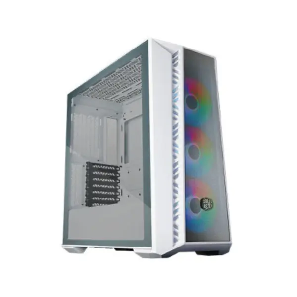 Cooler Master MasterBox 520 Mesh White ARGB Mid Tower E-ATX Gaming ...