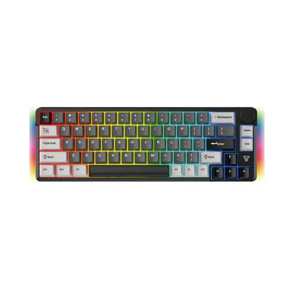 Fantech MK919 ATOM PRO66 Red Switch Tri-Mode Black Mechanical Keyboard ...