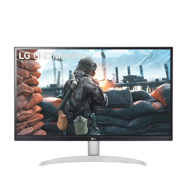 LG 27UP600K-W 27 Inch 60Hz 4K UHD Display Dual HDMI, DP Gaming Monitor ...