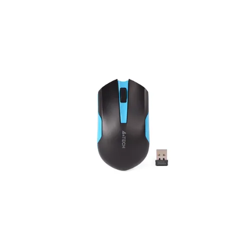 A4Tech G3-200N Black & Blue 2.40G Wireless Mouse - Janani Computers