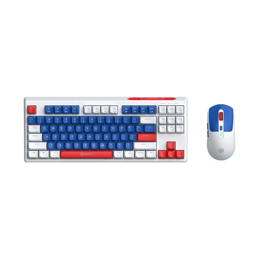 Micropack KM-269W Navy Wireless Keyboard & Mouse Combo - Janani Computers