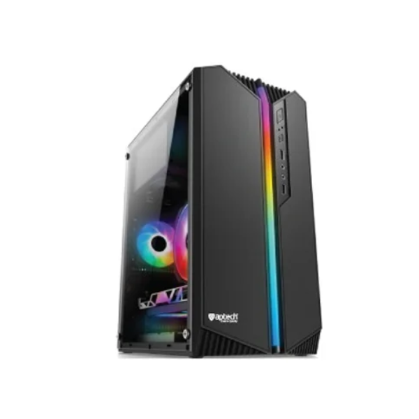 Aptech T35 Micro-ATX RGB Front Line FRGB Black Office Casing - Janani ...